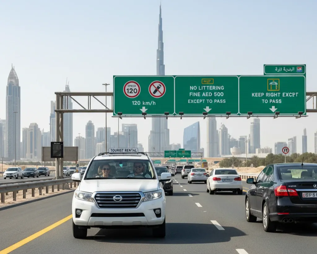 Driving Rules Tourists Must Know in Dubai